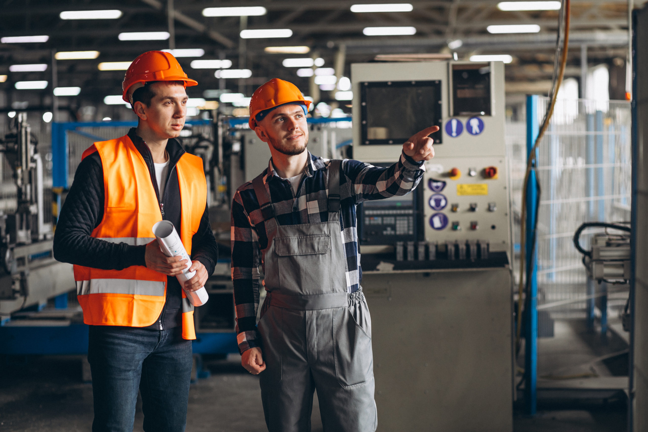 Two colleagues at a factory | M&G Quality Products